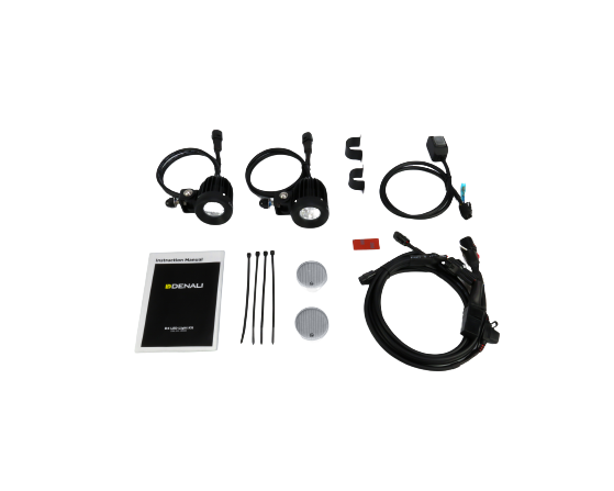 DENALI D2 v2.0 TriOptic Auxiliary LED Lights Lights Only Set of 2 (DNL